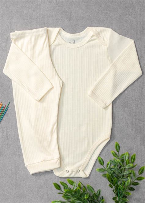 Conjunto Body Pagão Infantil 2 e 3 anos Longo Pérola Ropek Moda Bebê