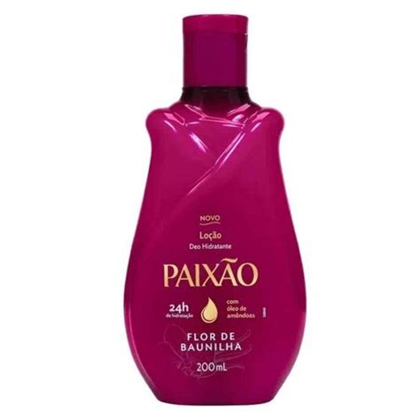 Hidratante Corporal Flor de Baunilha 200ml Paixão Hidratante