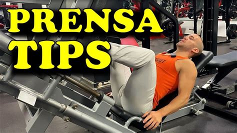 Prensa Inclinada TUTORIAL de Piernas MÁQUINA GYM YouTube