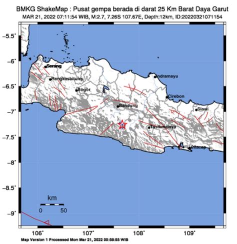 Gempa Berkekuatan Magnitudo 2 7 Guncang Garut Okezone Nasional