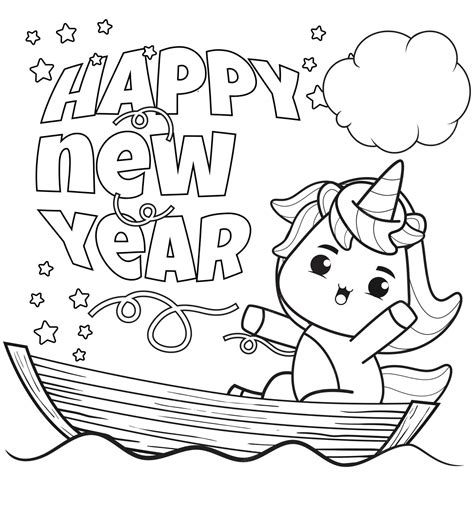 Desenhos De Feliz Ano Novo Para Colorir Imprimir E Pintar Colorir Me