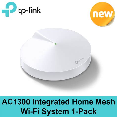 Tplink Deco M5 1 Pack AC1300 Integrated Home Mesh Wi Fi System Network
