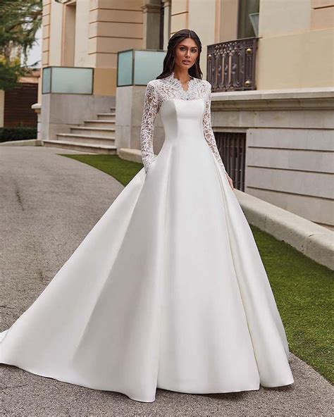 Modest Ball Gown Wedding Dress Dresses Images 2022