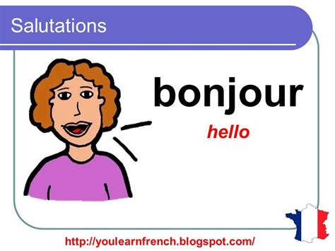 French Lesson 3 GREETINGS Polite Words Expressions Salutations