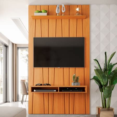 Painel Ripado Para Tv At Polegadas Intense Nicho Cm Vianossa