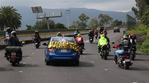 VIDEO Así recuerdan motociclistas a las víctimas del accidente en la