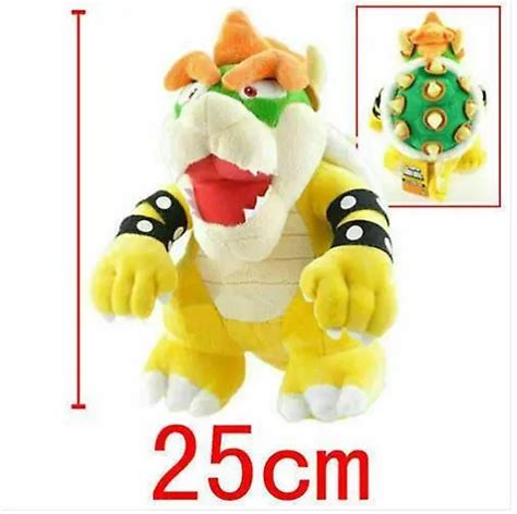 25 CM SUPER Mario Bros Peluche Bowser Koopa Jouet Doux En Peluche