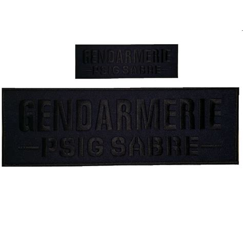 Jeu de bandes basse visibilité Gendarmerie PSIG Sabre AMG Pro