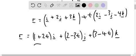 solved find equations of the line specined in vector and scalar parametric forms and in standard