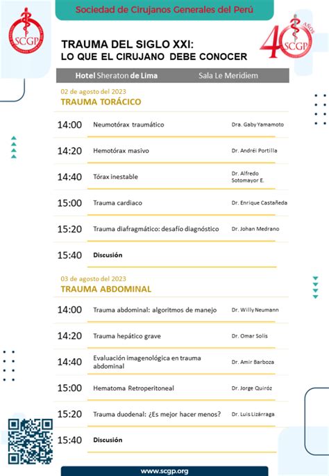Congreso Sociedad De Cirujanos Generales Del Per