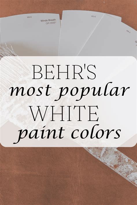 Behr S Most Popular White Paint Colors Behr Paint Colors Grey White