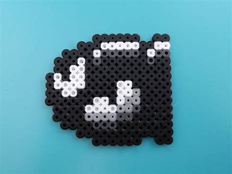 Bullet Bill Super Mario Bros Pixelated Perler Bead Sprite Magnet 3
