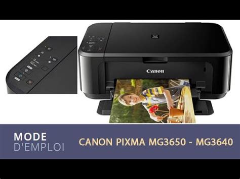 Déballage et installation Canon Pixma série 3600 YouTube