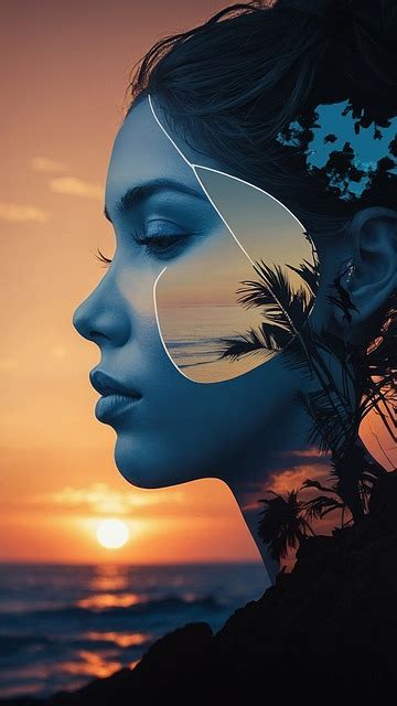 Ai Oluşturuldu Kadın Deniz Gün Pixabay de ücretsiz resim Pixabay