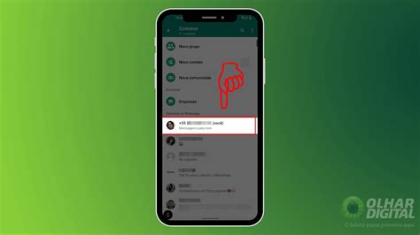 Como conversar você mesmo no WhatsApp sem criar grupo