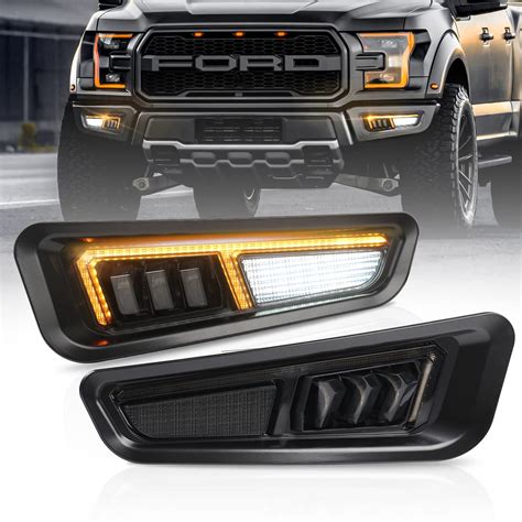 Buy Movotor Ford Raptor Fog Lights With Amber Drl Sequential Amber Turn