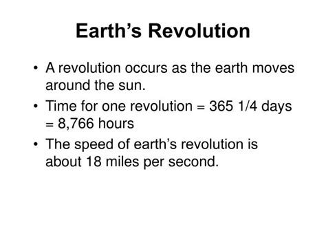 Ppt Earth S Rotation And Revolution Powerpoint Presentation Id