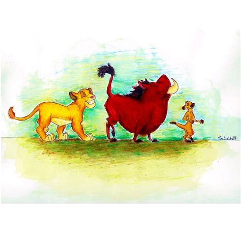 Timon And Pumbaa Hakuna Matata Drawings