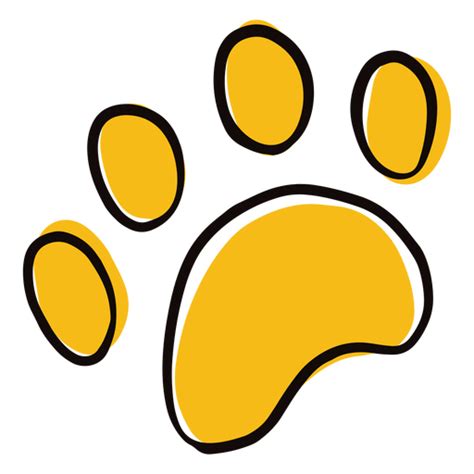 Diseños PNG de paw print para camisetas Merch