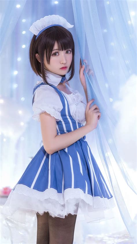 鳗鱼霏儿加藤惠 女仆 COSPLAY美女 写真集 美女写真美女图片大全 高清美女图库