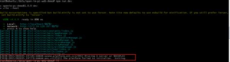 Other Npm Run Dev Error Report Issue 32 Openimsdk Openim