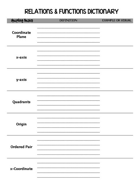 relations and functions notes and worksheets pdf function mathematics cartesian