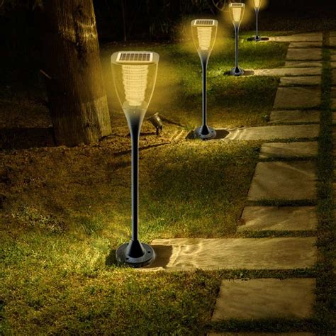 Luz De Led A Energia Solar Para Jardins Villa