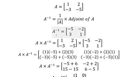 multiplicative inverse of the matrix [1 2 3 5 ] youtube