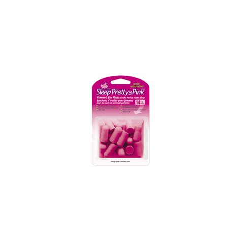 Sleep Pretty In Pink Ear Plugs 14 Pair Card Health Cares