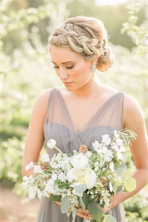 Gallery French Braided Wedding Updo Hairstyle For Long Hair Deer