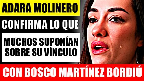 Adara Molinero confirma lo que muchos suponían sobre su vínculo con