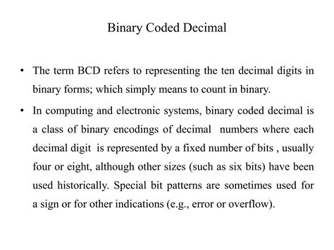 Bcd To Excess 3 Code Converter Ppt
