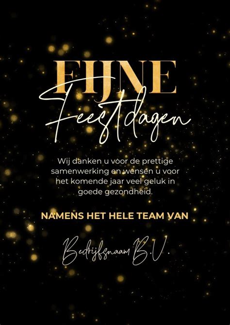 Zakelijke Kerstkaart Sprankelend Fijne Kaartje2go