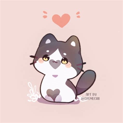 Cremechii Cute Cat Drawing Cute Kawaii Drawings Kawaii Cat Drawing