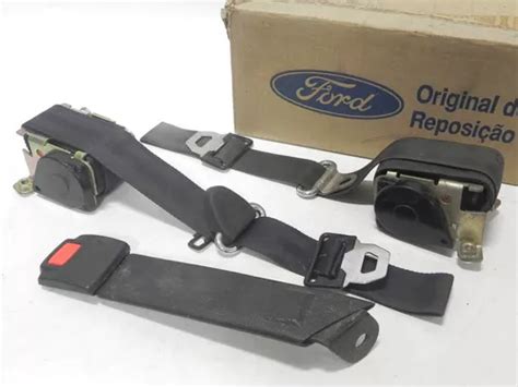 Kit Cinto Segurança Del Rey Retrátil Fivela Original Ford