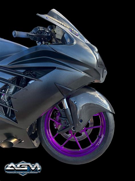 AGM Carbon Fiber Aero Front Fender Hayabusa ZX14 AGMotorsports