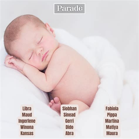 Unique Baby Girl Names And Their Meanings Parade