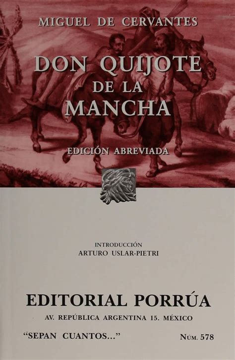 Don Quijote De La Mancha Libros Para Todos