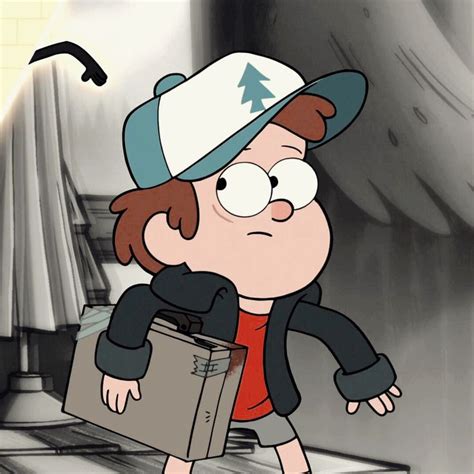A Cartoon Character Is Carrying A Briefcase And Looking At Something On
