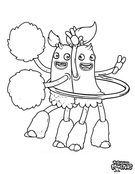 My Singing Monsters Coloring Pages Coloring Nation
