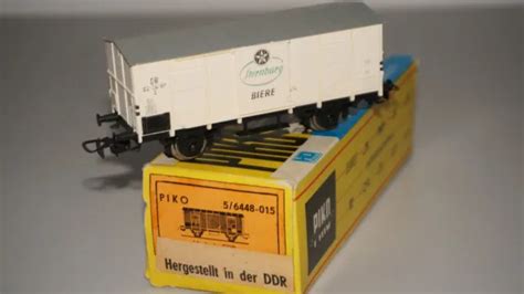 RF18 PIKO 5 6448 15 Gedeckter Güterwagen Kühlwagen Sternburg DR Spur