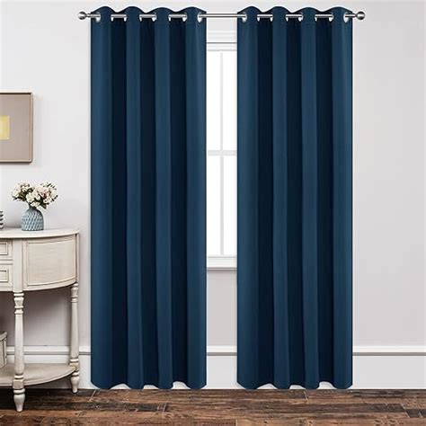 Joydeco Blackout Curtains 84 Inch Length 2 Panels Set Thermal