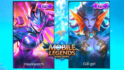 Karrie Gill Girl Epic Skin VS Hawkwatch Epic Skin Mobile Legends