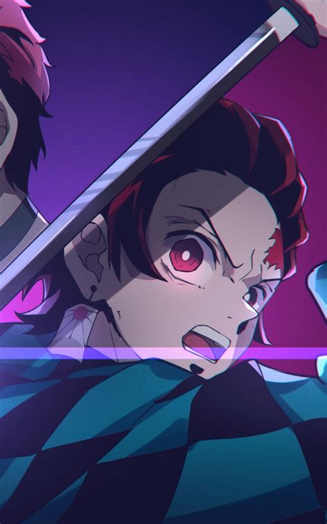 X Resolution Akaza X Tanjiro Kamado Hd Demon Slayer Kimetsu No