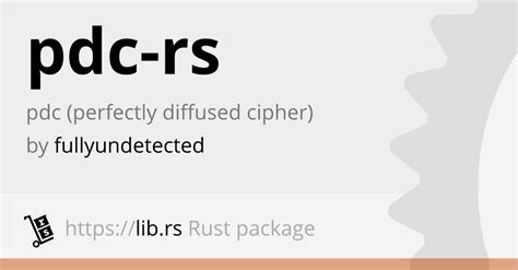 Pdc Rs Rust Crypto Library Lib Rs