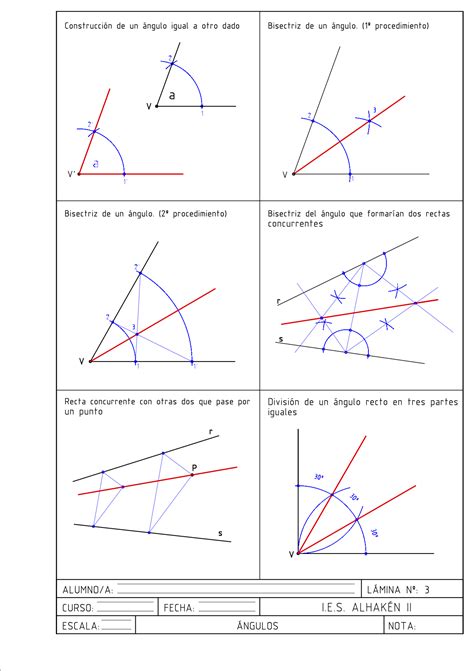 EPVA 3º ESO LÁMINA 3 ÁNGULOS Blog de EPVA