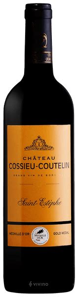 2014 Château Cossieu Coutelin Saint Estèphe Vivino US