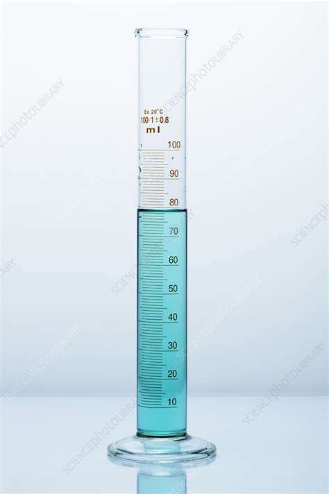 Graduated Cylinder Stock Image C036 3829 Science Photo Library
