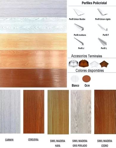 Machimbre Pvc En Color 20cmx10 Mm Precio X Pedido