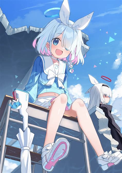 Arona And Plana Blue Archive Drawn By Wagashi928 Danbooru